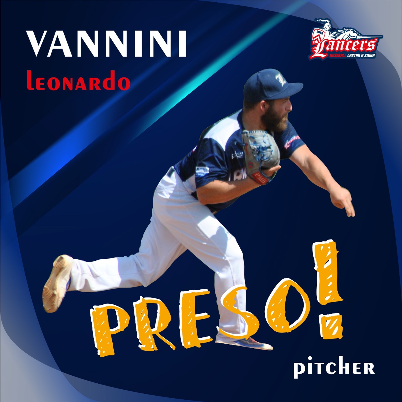 Vannini torna ai Lancers | Lancers Baseball Club 1982